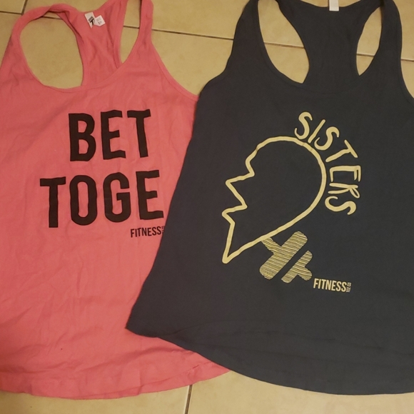 fitness tee co | Tops | Graphic Workout Tank Bundle | Poshmark
